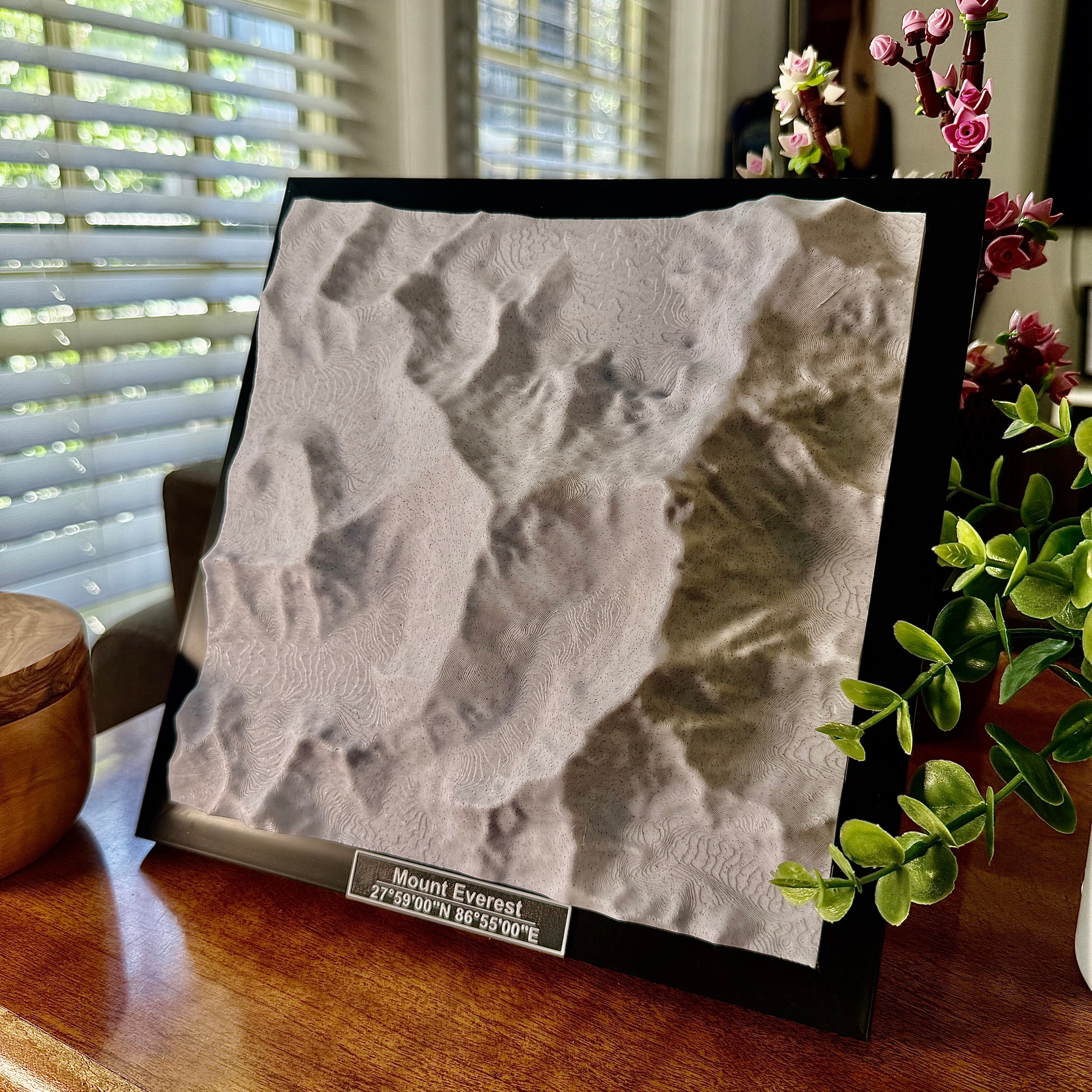 Mount Everest National Park 3D Topographic Model – Peak Prints